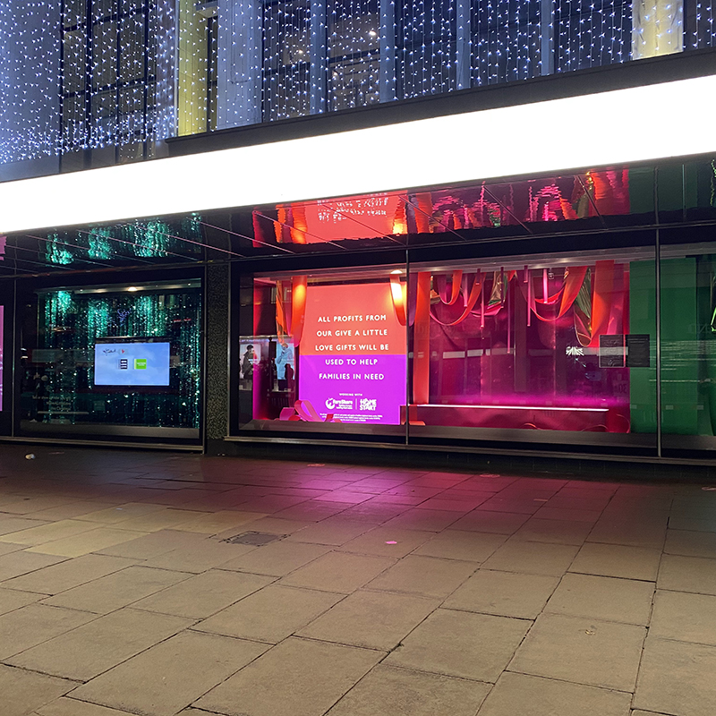 John Lewis Christmas Windows Oxford Street | Octopus Graphics ...